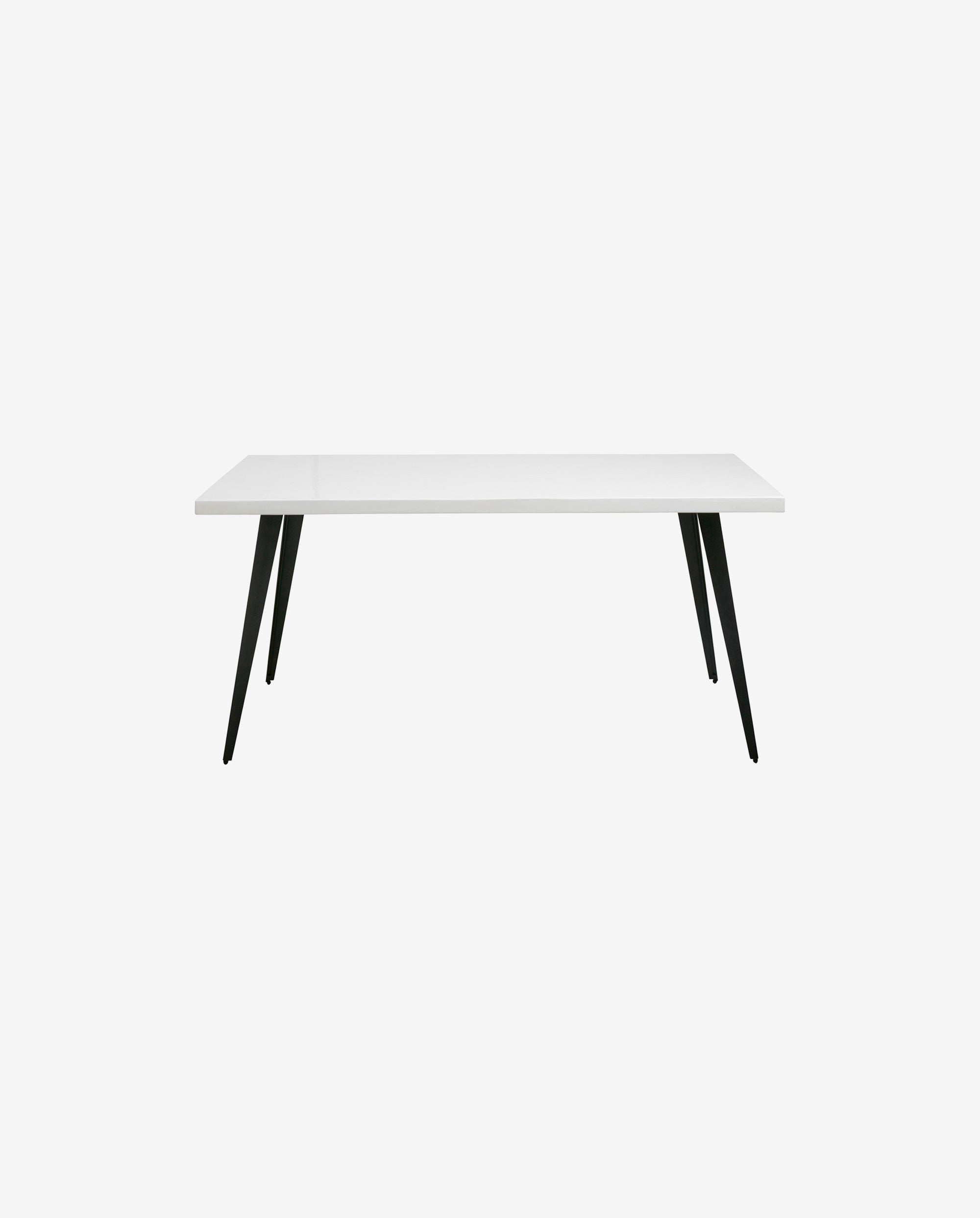 BLANCA table - white shiny herringbone, S | nordal.com